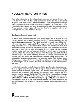 Nuclear reactors copy | PDF | Chemistry | Science