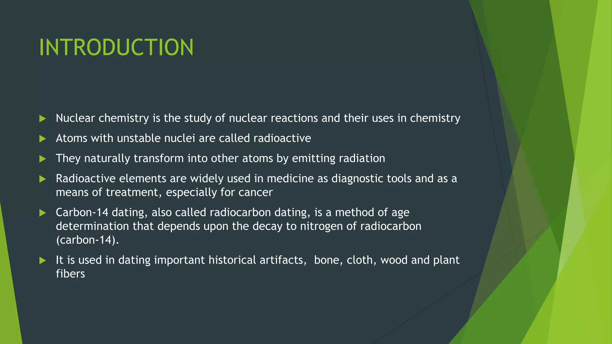 Nuclear reactors & carbon dating | PPTX