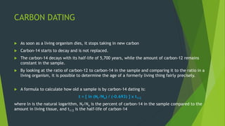 Nuclear reactors & carbon dating | PPTX