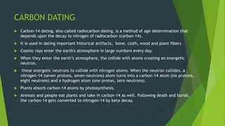 Nuclear reactors & carbon dating | PPTX