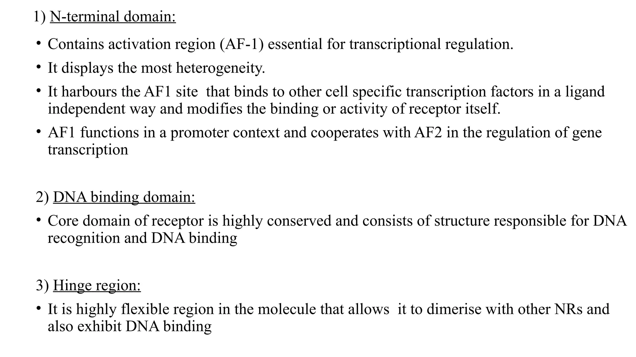 NUCLEAR RECEPTOR (molecular biology)ppt. | PPTX