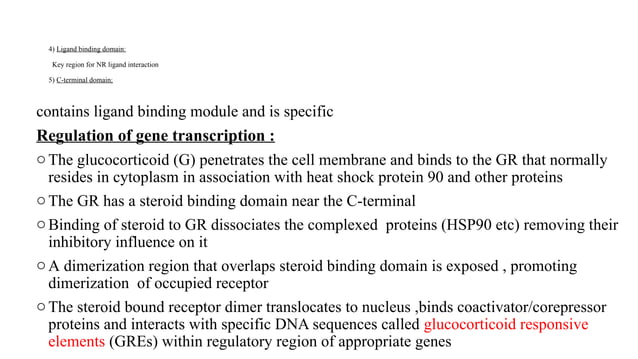 NUCLEAR RECEPTOR (molecular biology)ppt. | PPTX