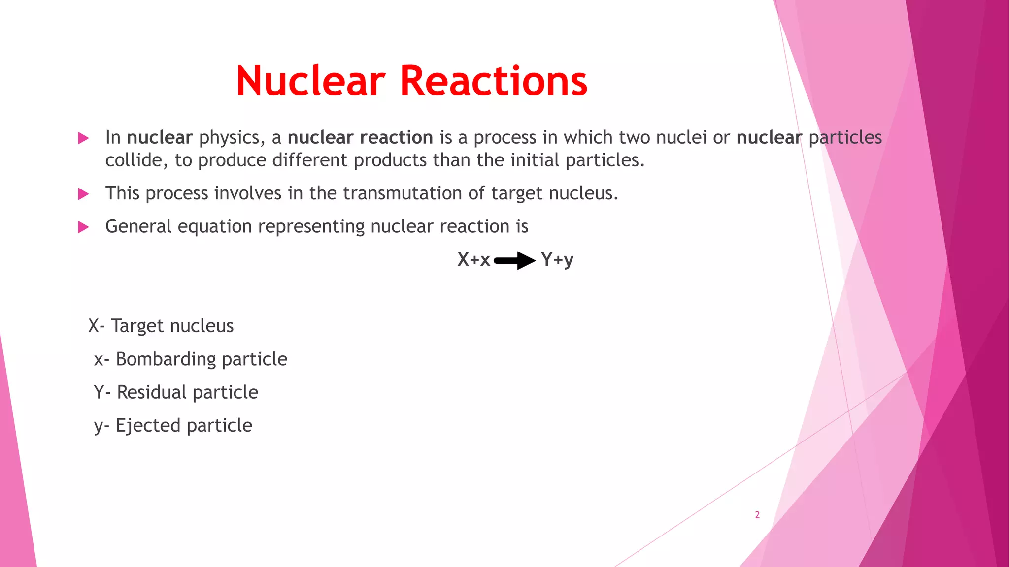 Nuclear rections ppt | PDF