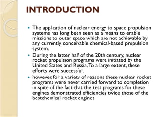 Nuclear rocket propulsion | PDF