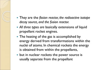 Nuclear rocket propulsion | PDF