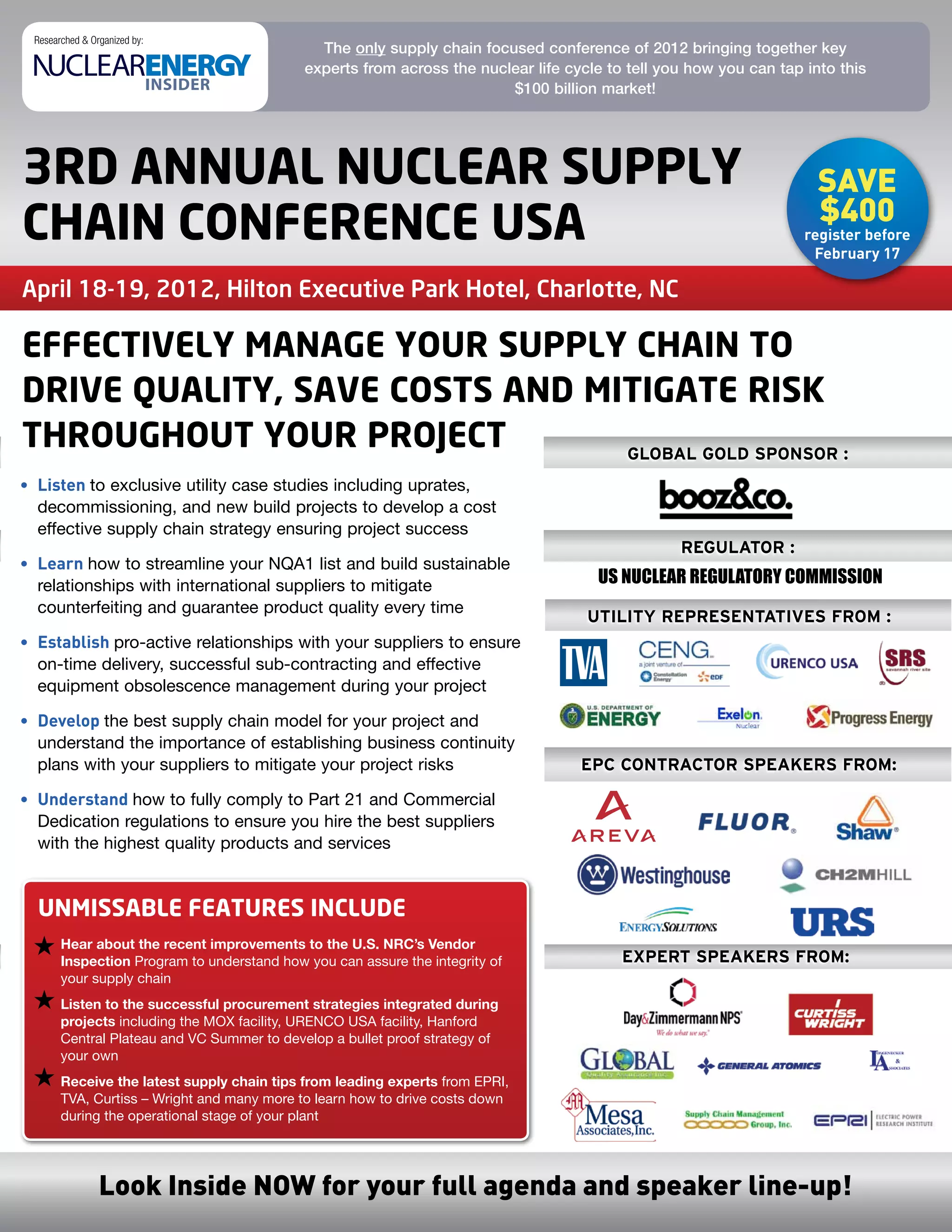 3rd Annual Nuclear Supply Chain USA | PDF