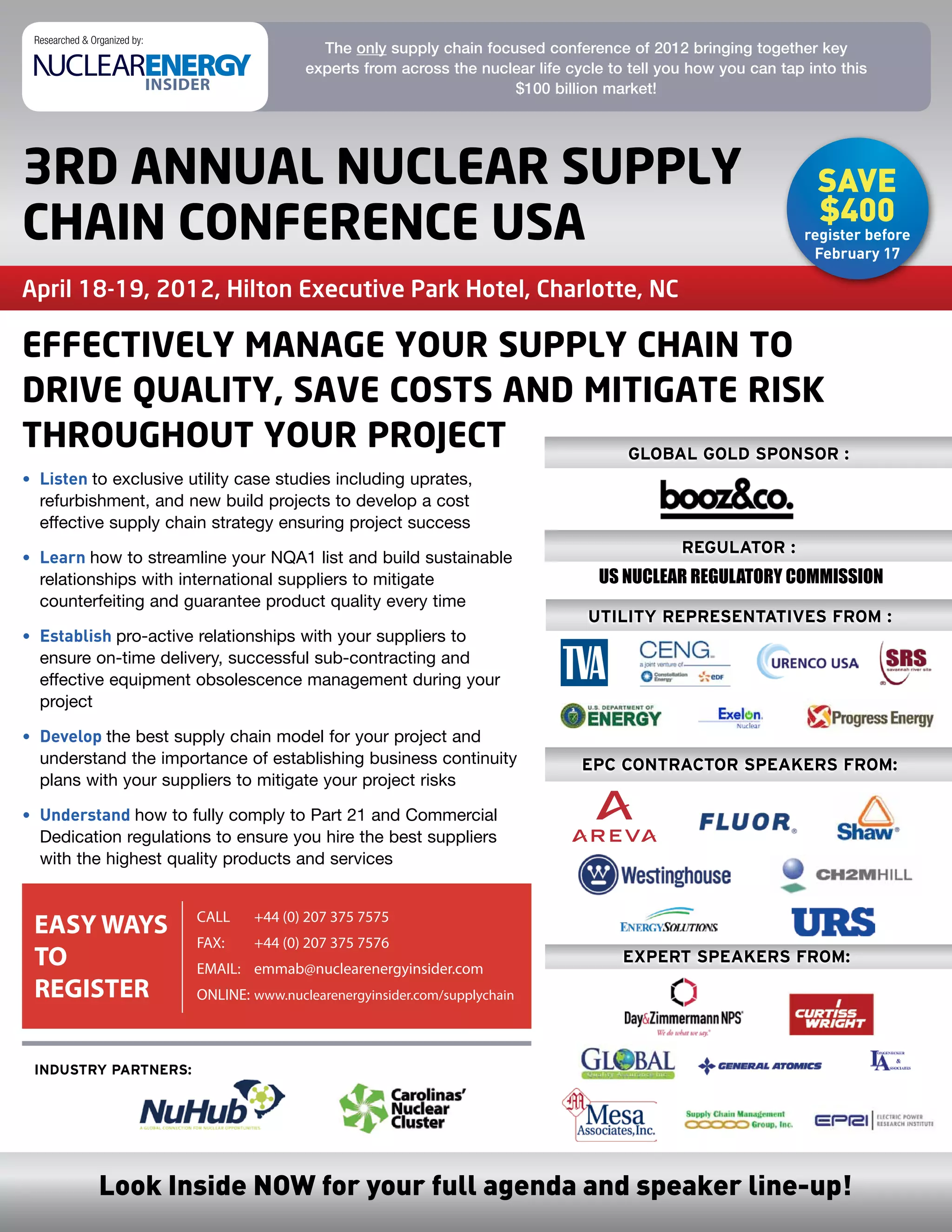 3rd Annual Nuclear Supply Chain USA | PDF