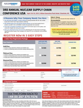 3rd Annual Nuclear Supply Chain USA | PDF | Business Utilities | Business