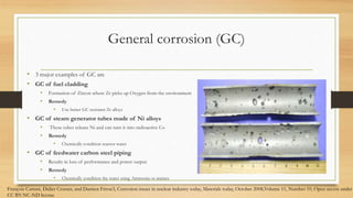 Nuclear systems corrosion | PPTX
