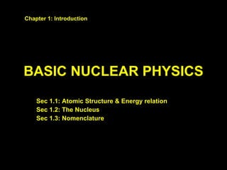 Nuclear techniques chap1 | PPT