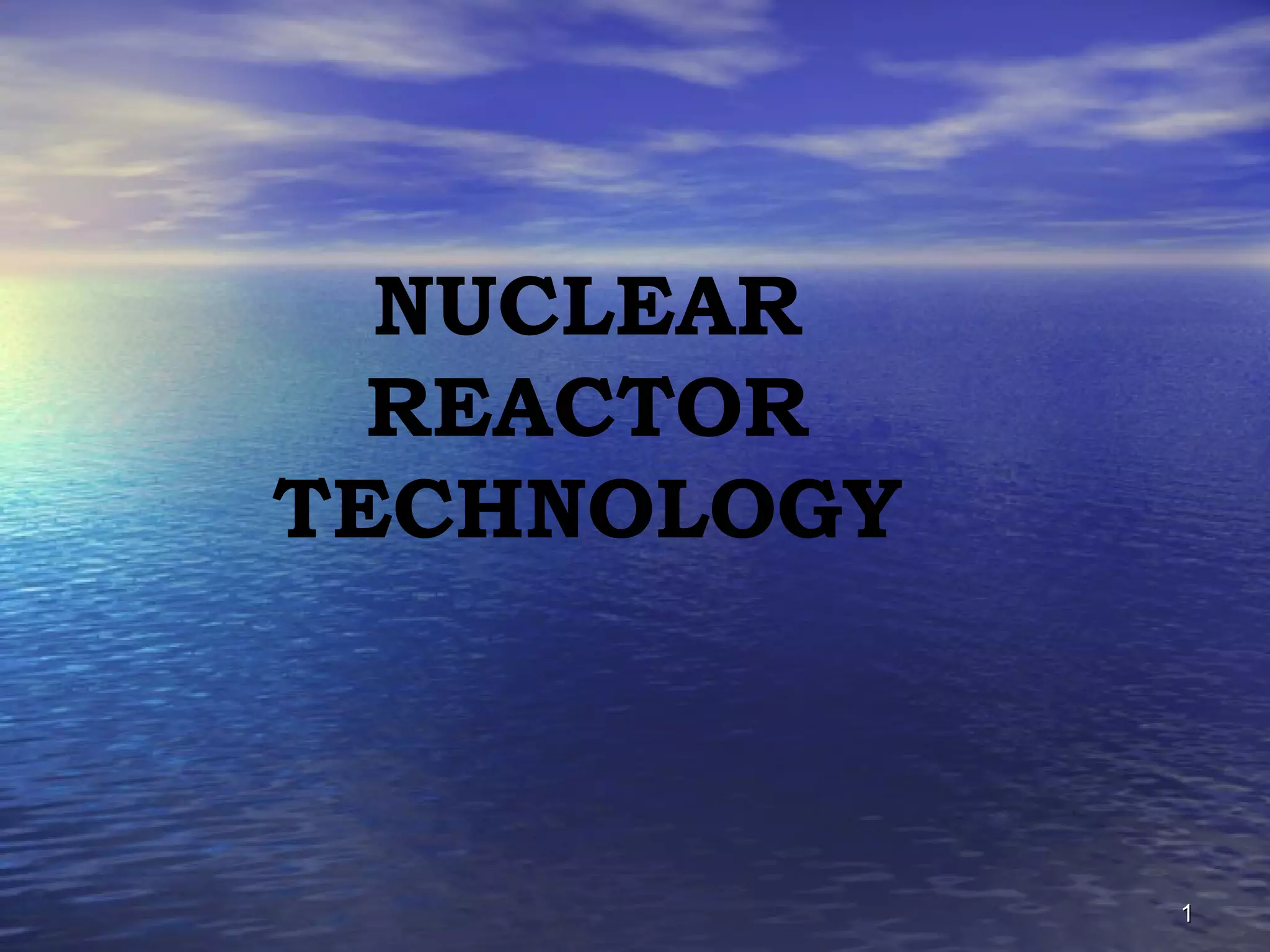 Nuclear technology | PPT