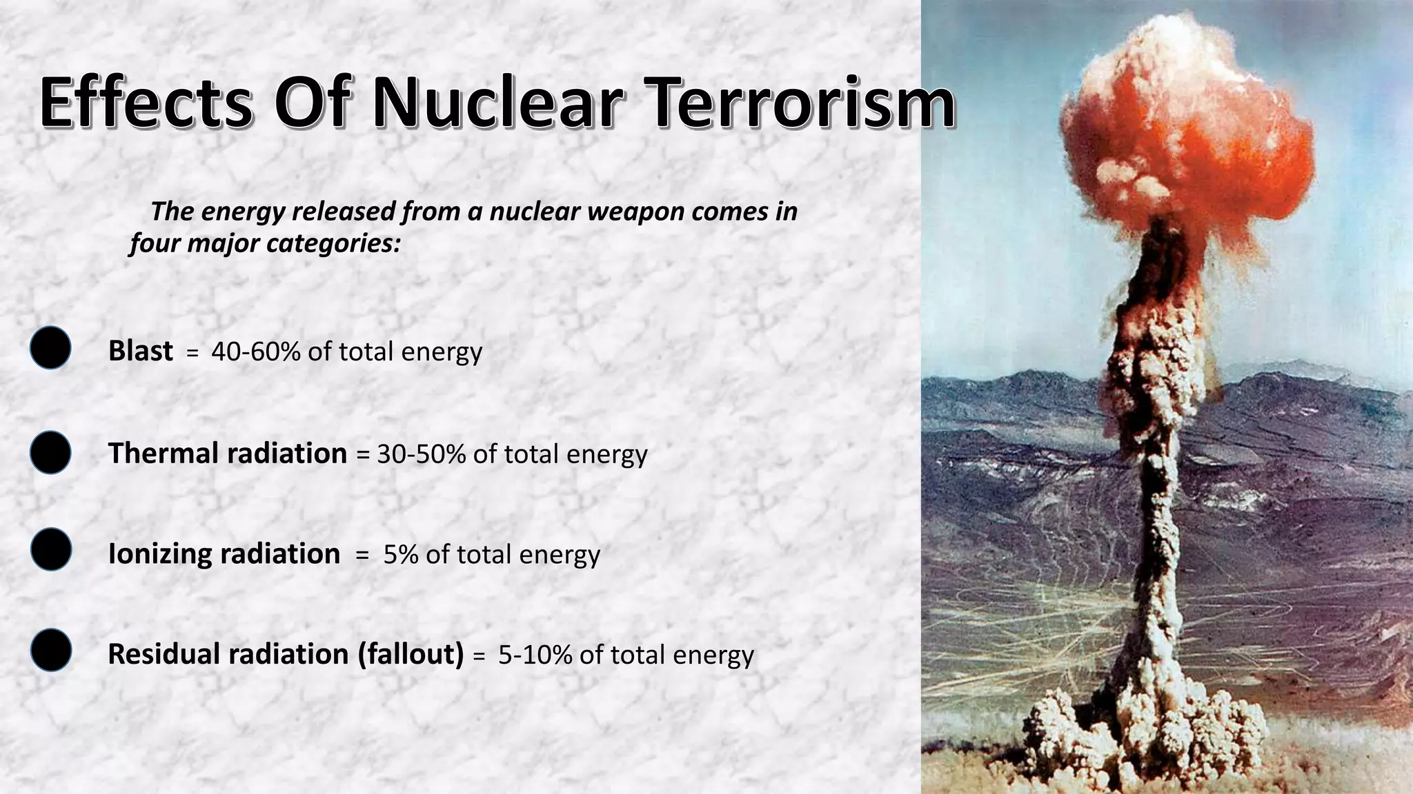 Nuclear terrorism | PPTX