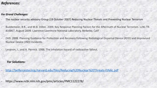Nuclear terrorism | PPTX