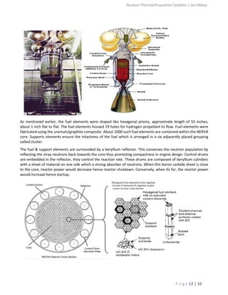 Nuclear thermal propulsion reactor | PPTX