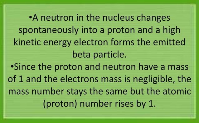 Nuclear transformation (physics) | PPTX | Chemistry | Science