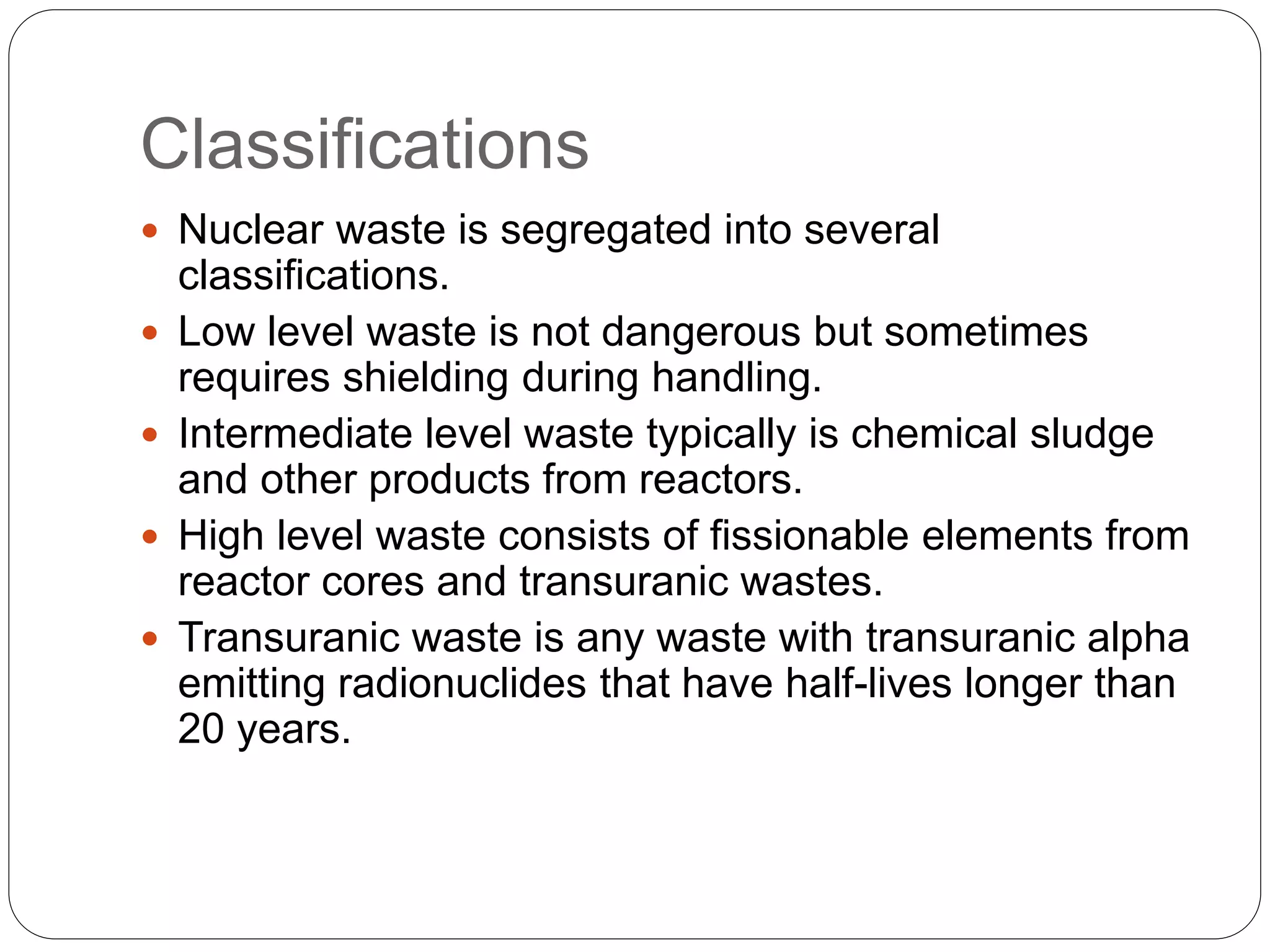 Nuclear waste | PPTX