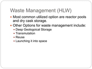 Nuclear waste | PPTX