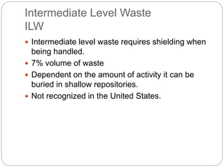 Nuclear waste | PPTX
