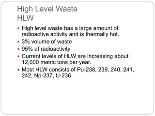 Nuclear waste | PPTX