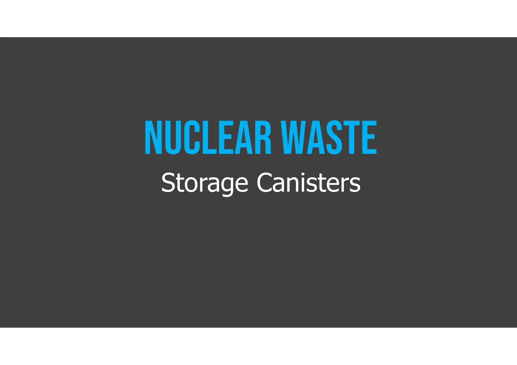Nuclear Waste Management | PDF