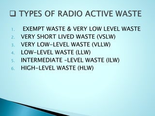 Nuclear waste disposal | PPTX