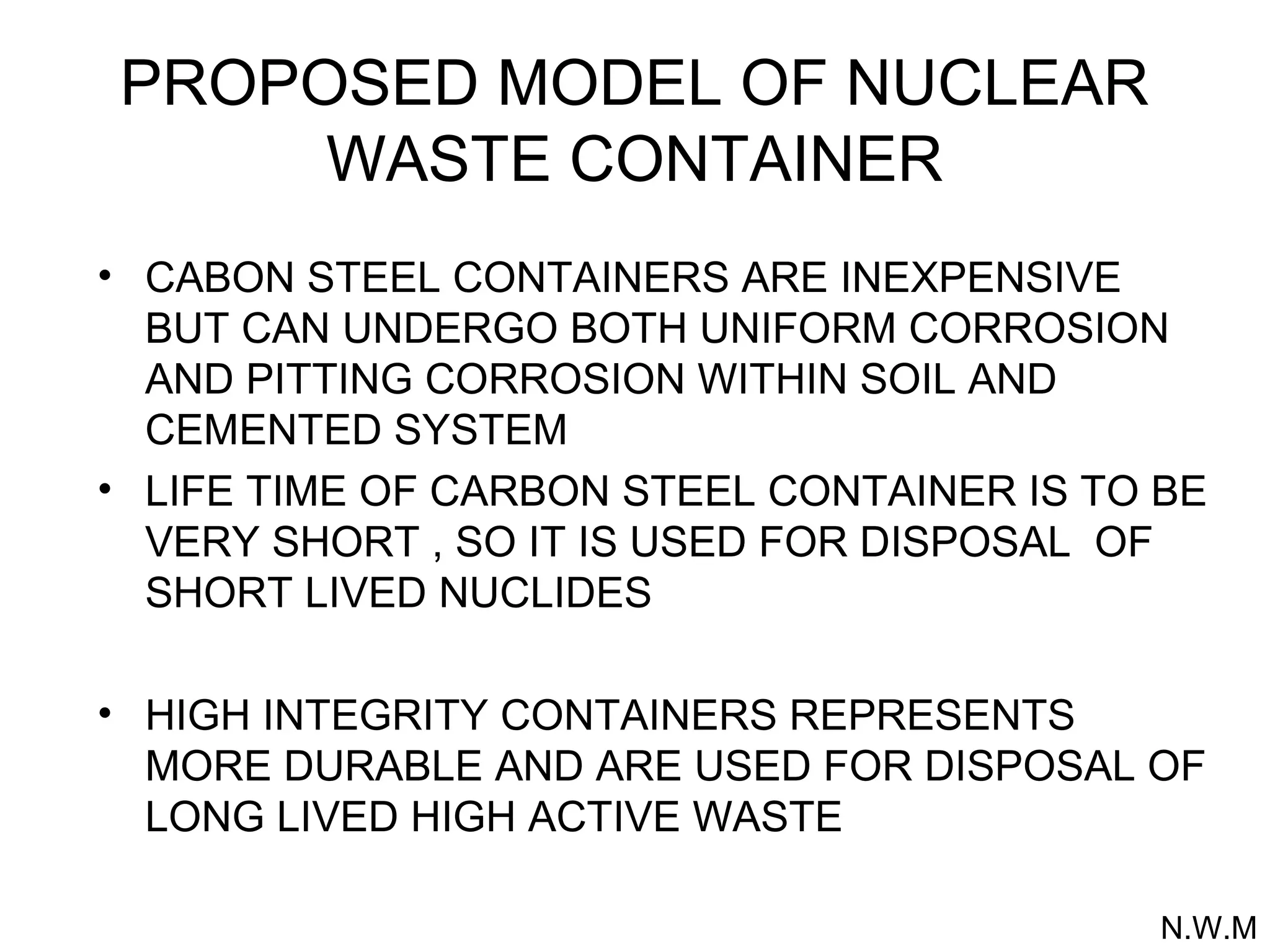 Nuclear waste management | PPT