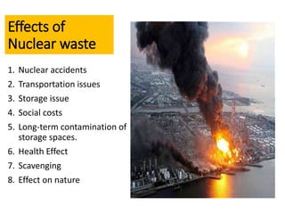 Nuclear waste management | PPTX