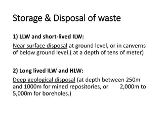 Nuclear waste management | PPTX