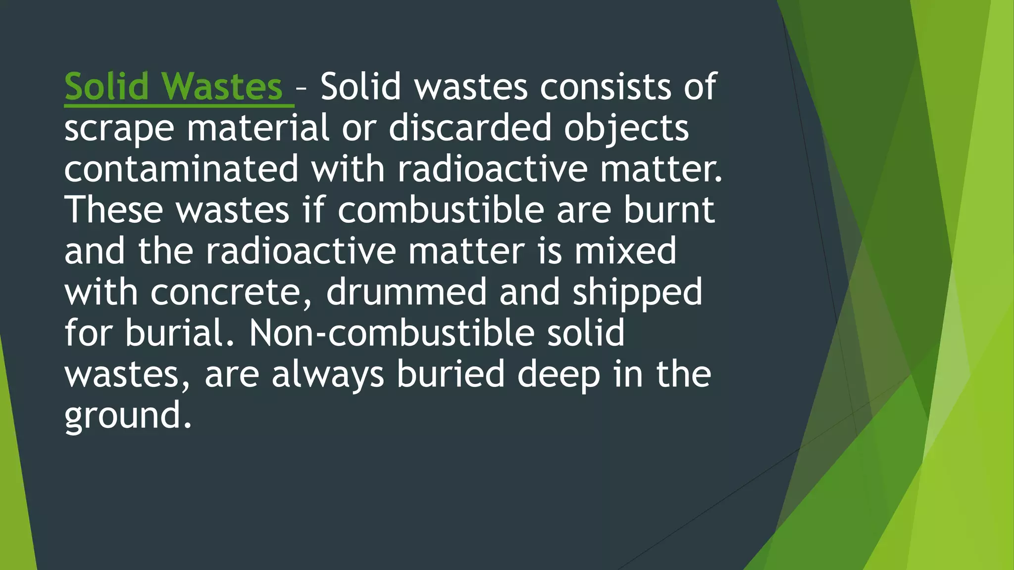 Nuclear wastes and its disposal my ppt | PPTX