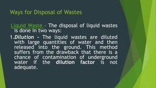 Nuclear wastes and its disposal my ppt | PPTX