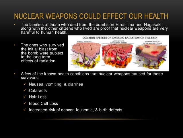 Nuclear Weapons: Their Effect On Us & Our World - Courtney Carter