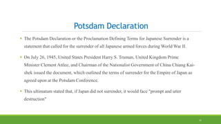 Nuclear weapons (a brief history) | PPTX