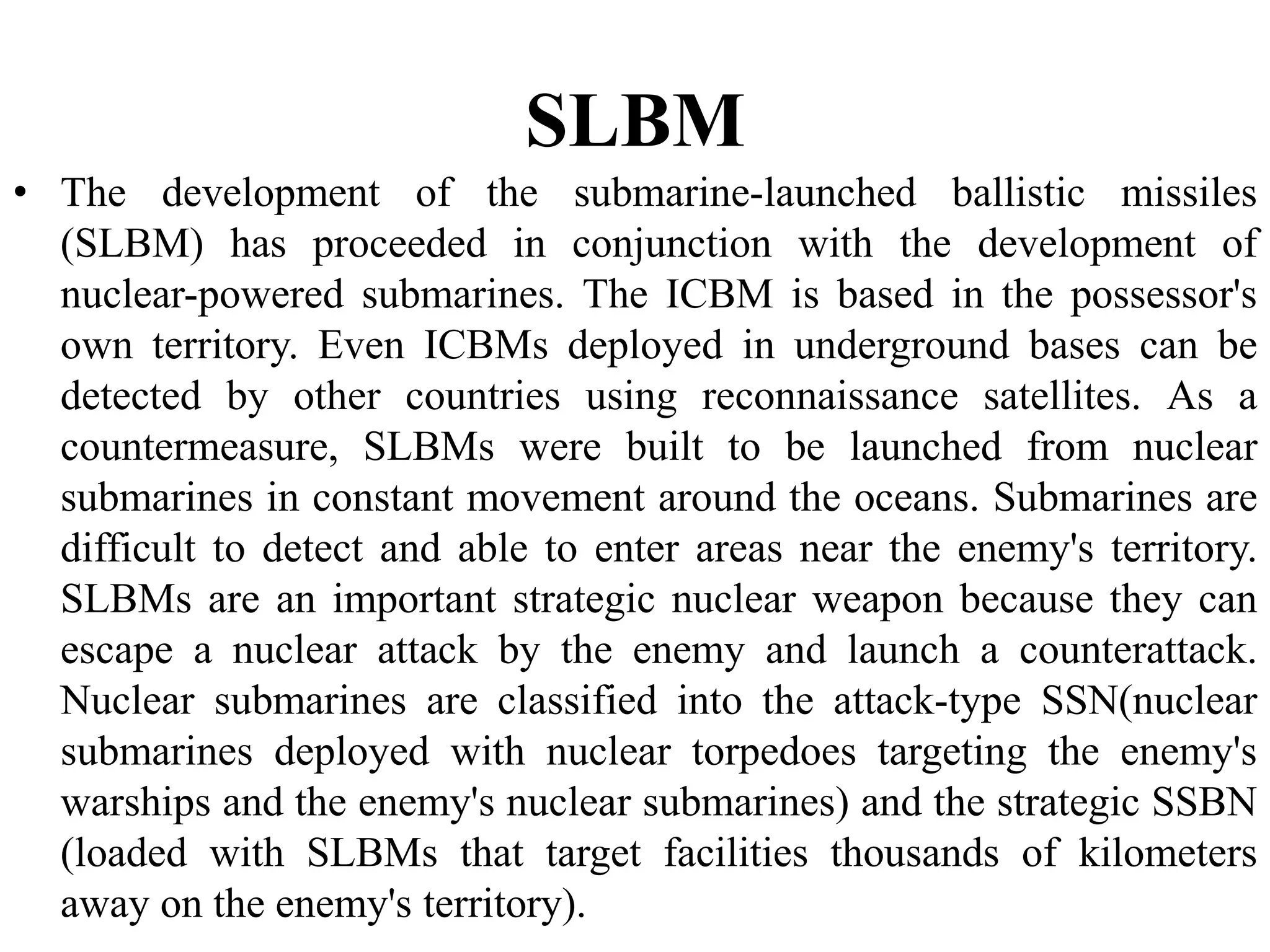 Nuclear weapons delivery system ppt | PPT