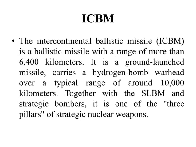 Nuclear weapons delivery system ppt