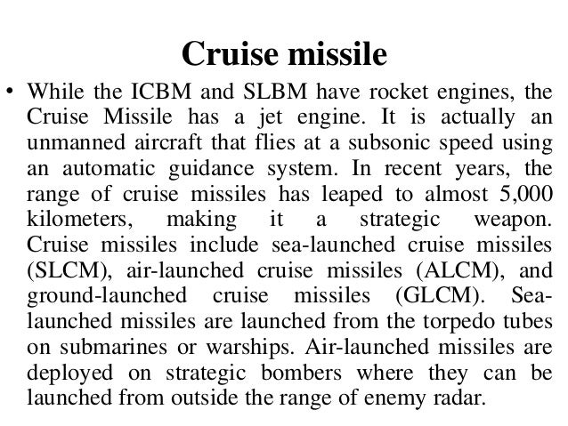 Nuclear weapons delivery system ppt