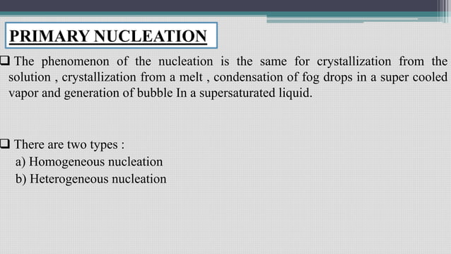 Nucleation | PPTX