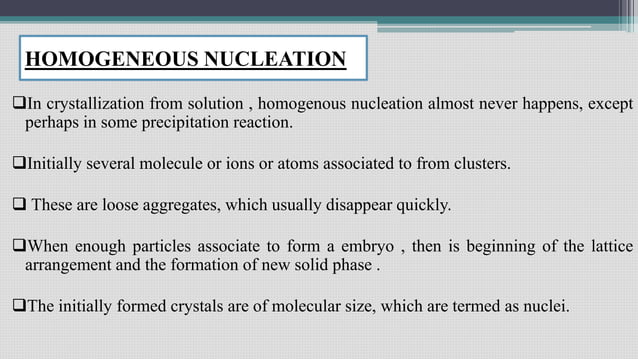 Nucleation | PPTX