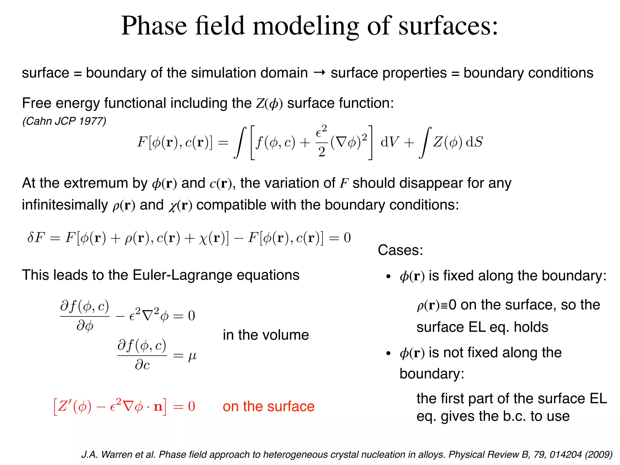 Phase Field Modeling Of Crystal Nucleation I Fundamentals And Methods