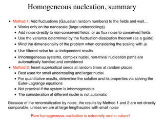 Phase-field modeling of crystal nucleation I: Fundamentals and methods ...
