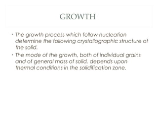 Nucleation & crystallization | PPT