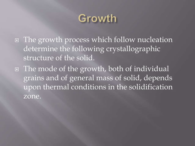Nucleation & crystallization | PPT
