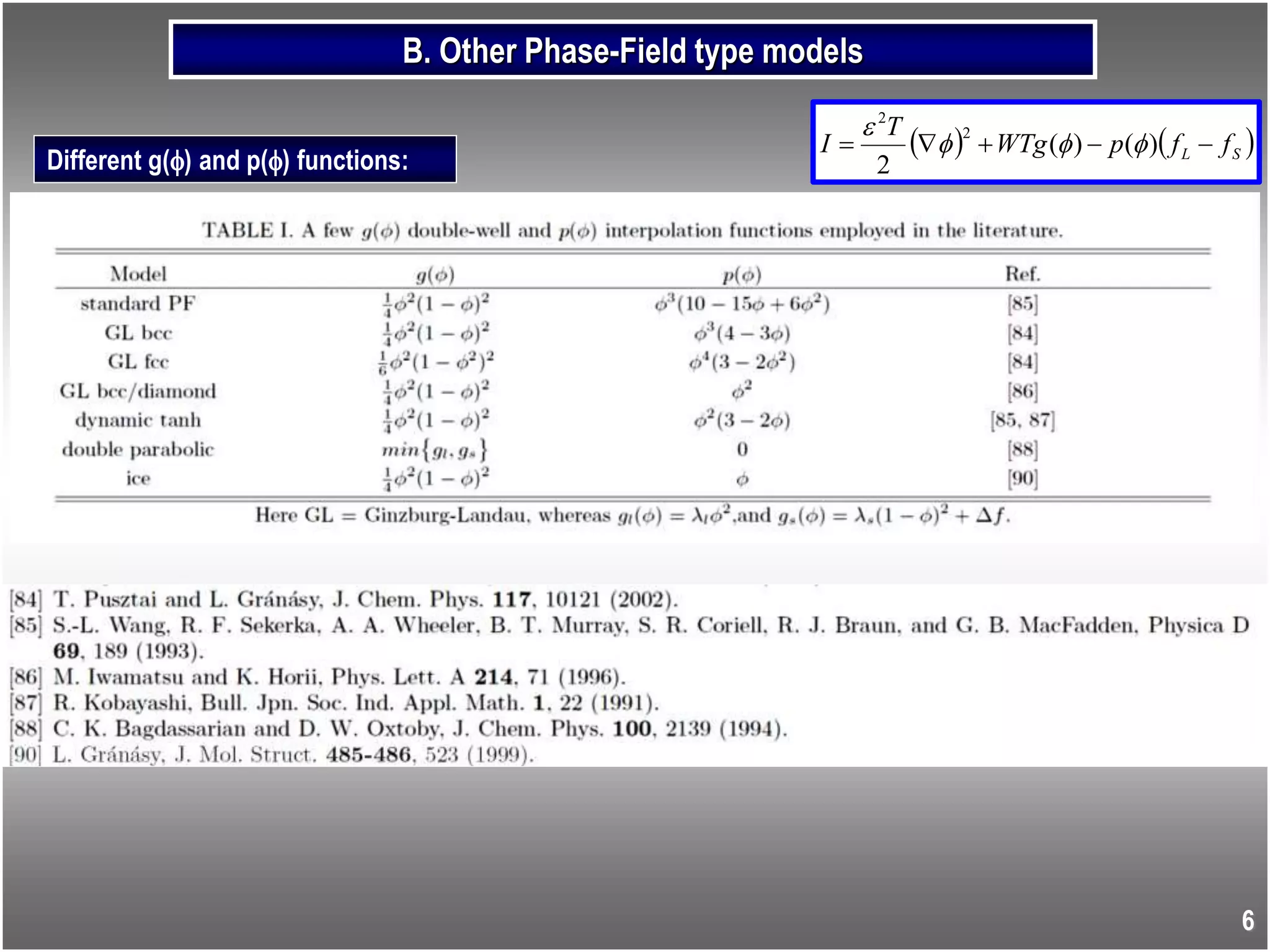Phase-field modeling of crystal nucleation II: Comparison with ...