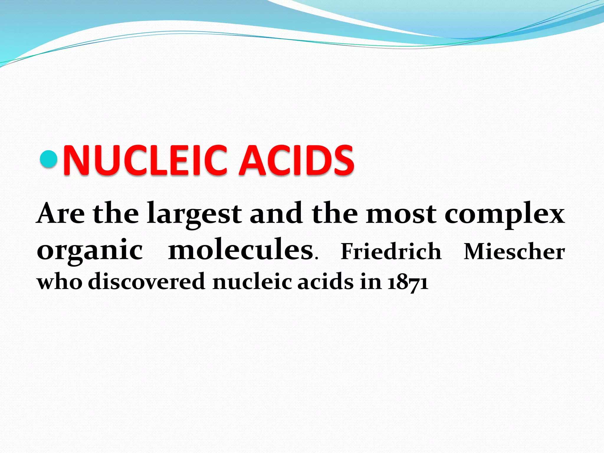 Nucleic acid | PPTX