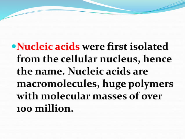 Nucleic acid | PPTX