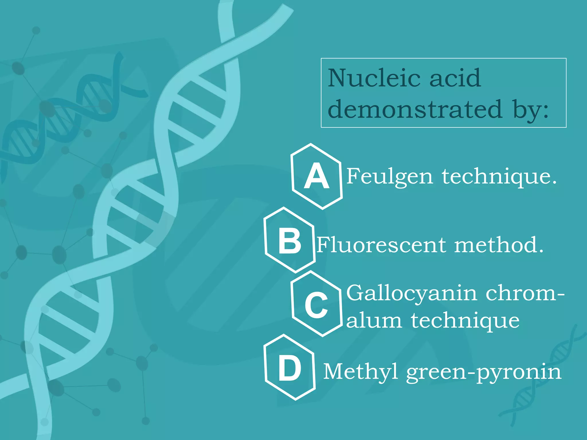 Nucleic acids (DNA+RNA) demonstration in histopathology | PPTX
