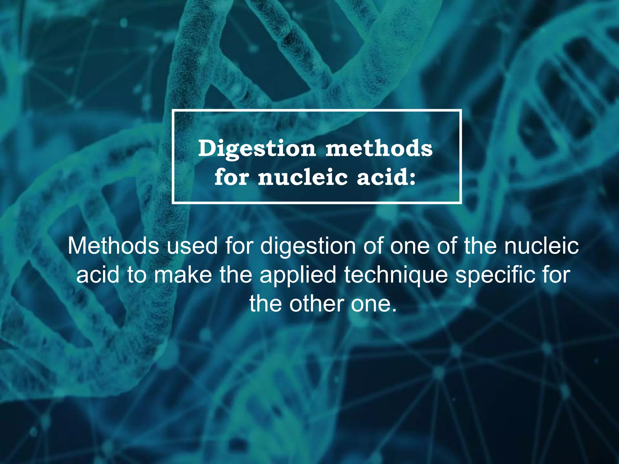 Nucleic acids (DNA+RNA) demonstration in histopathology | PPTX