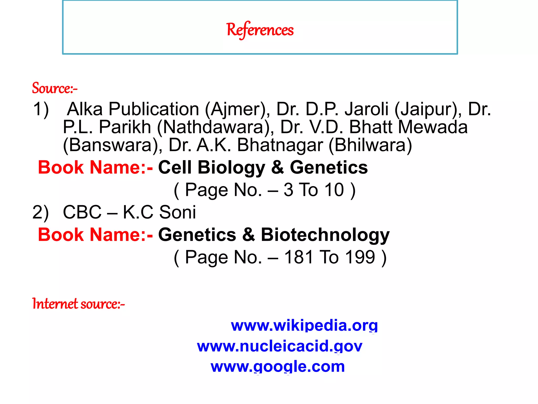 Nucleic acid_Power Point Presentation - By RJ | PPT