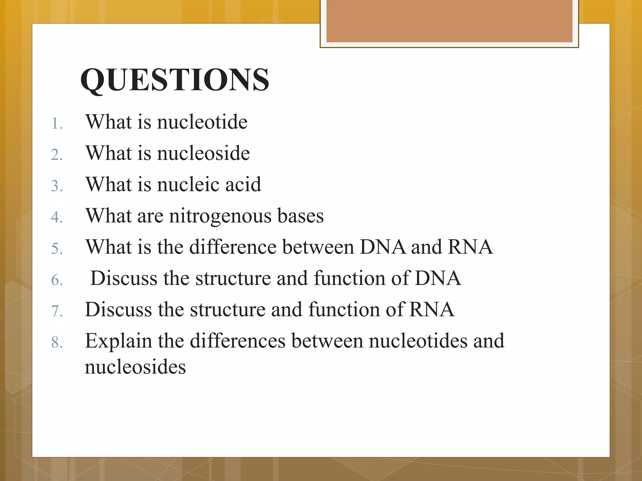 nucleic acid unit-5 biochemistry and clinical pathology, D.Pharm 2nd ...
