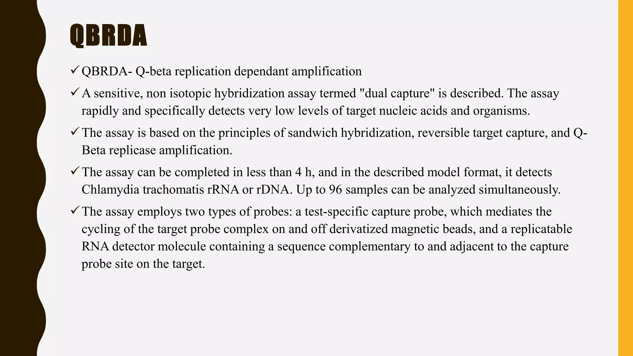 Nucleic acid based microbial diagnostic techniques | PPTX