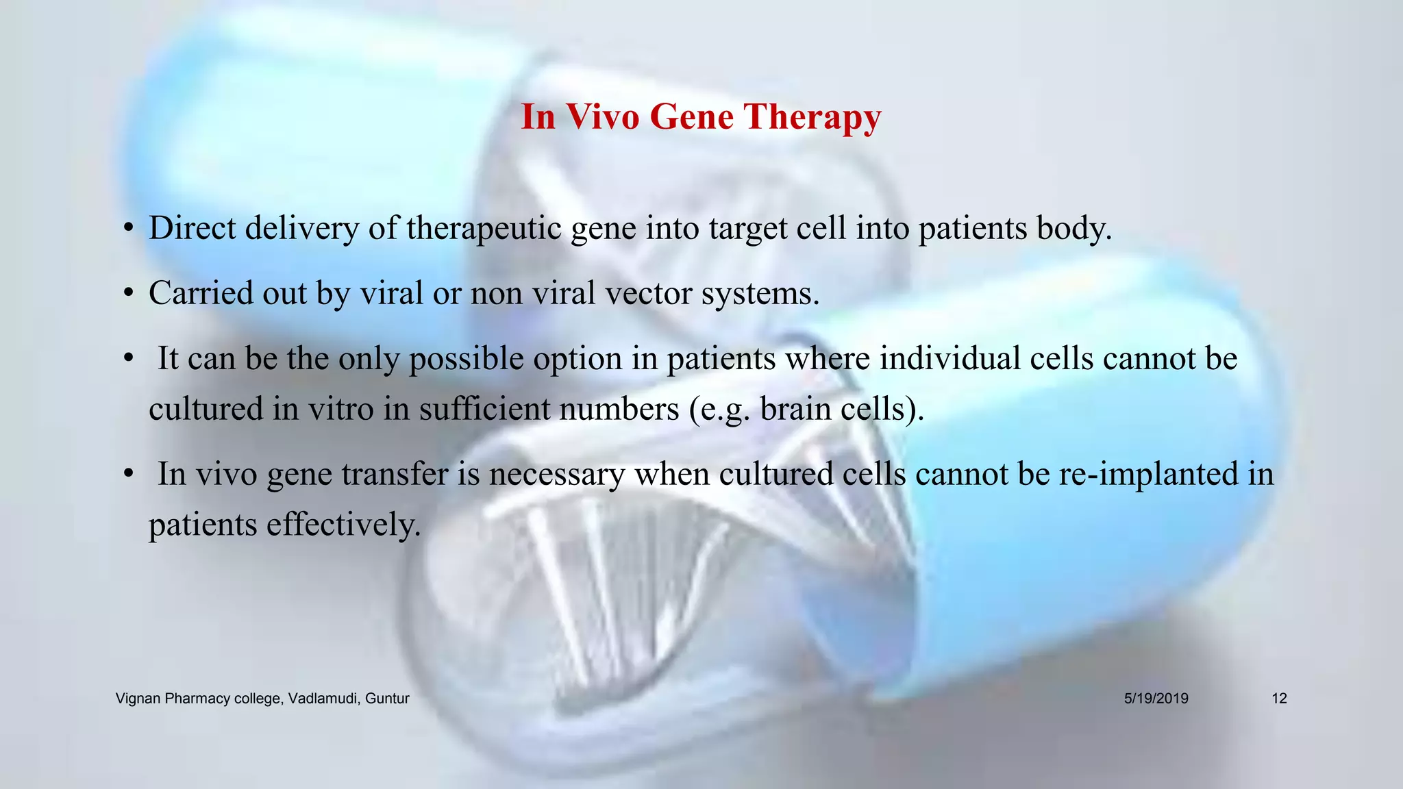 Nucleic acid based therapeutic drug delivery system | PPTX
